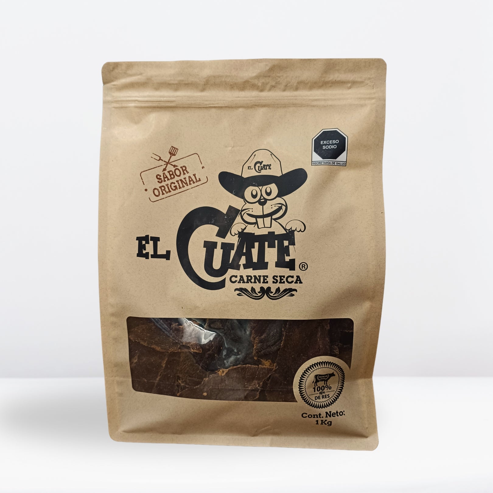 Carne seca original 1kg El Cuate® – Productos El Cuate® Carne Seca